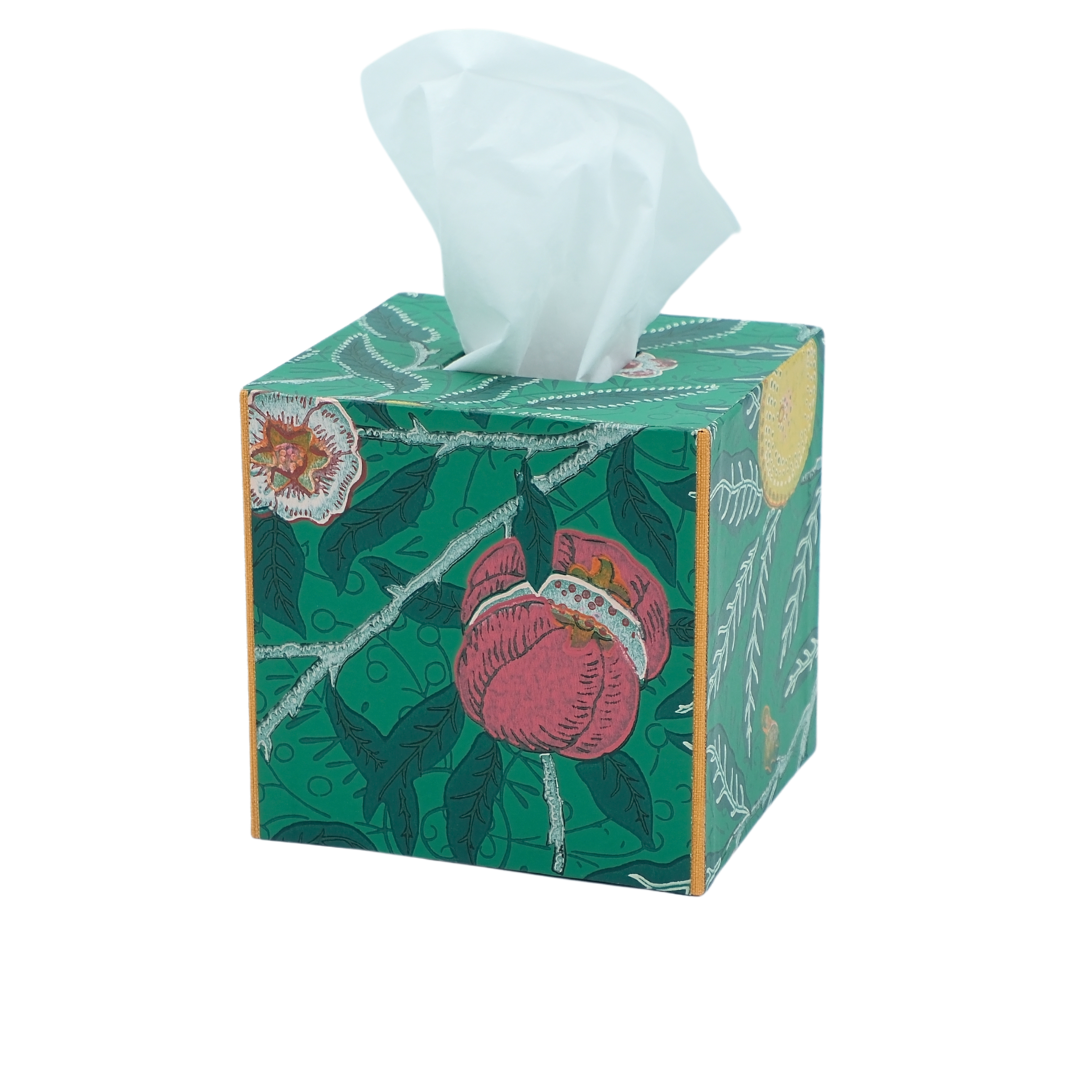 WALLPAPER TISSUE BOX COVER - JADE – lacasano
